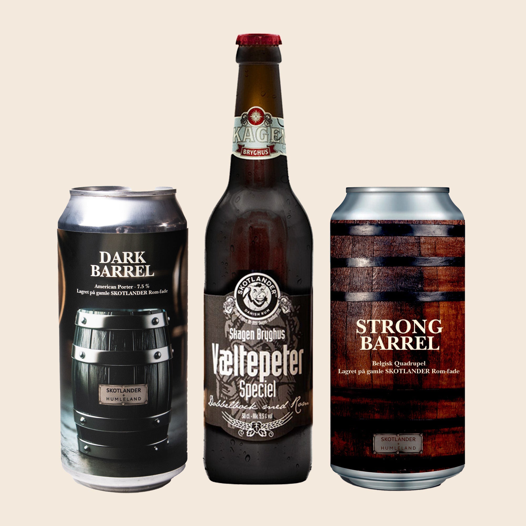 Craft beers fra Skotlander Spirits - fra lette pilsners til tunge stouts